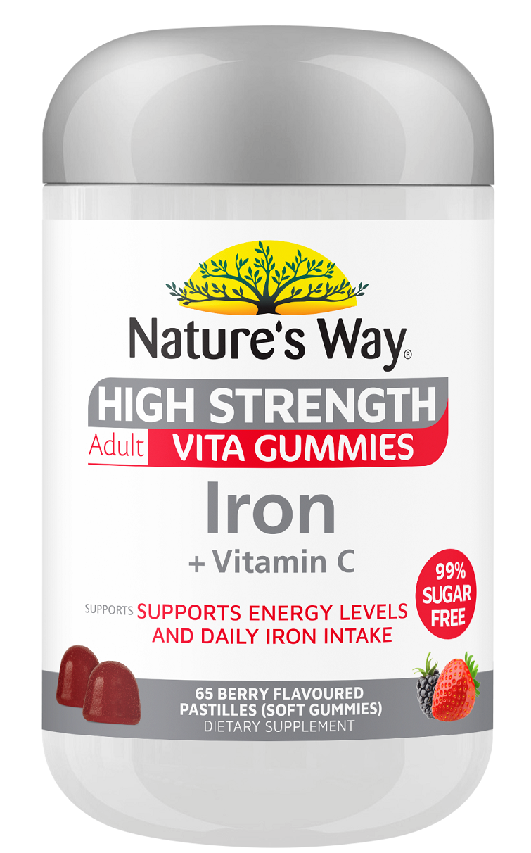 High Strength Vita Gummies for Adults - Iron + Vitamin C » Nature's Way