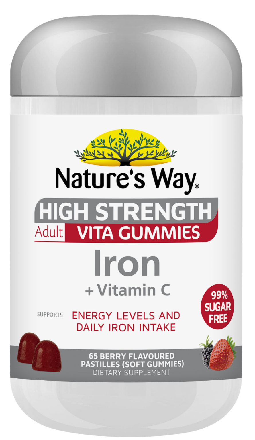 High Strength Vita Gummies for Adults - Iron + Vitamin C » Nature's Way